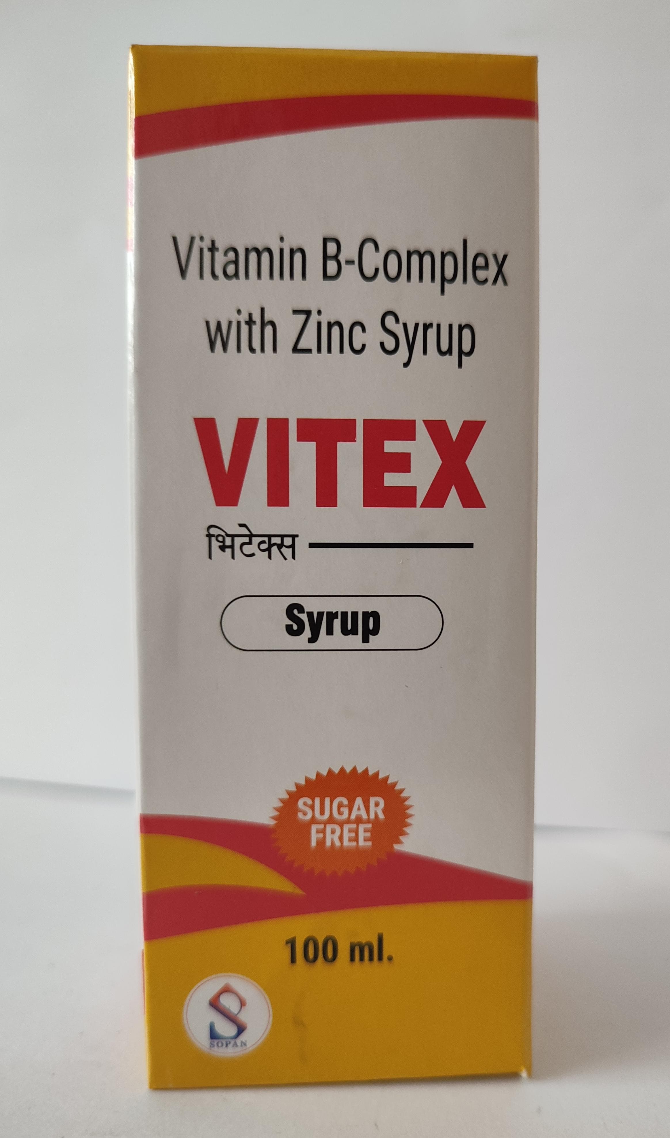 VITEX SYRUP 100 ML - Sopan Pharmaceuticals